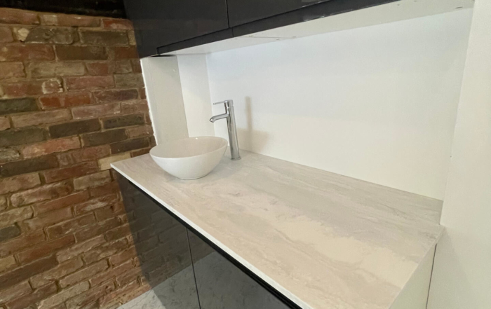 Solid Surface Worktop Installation | Olly London Worktops